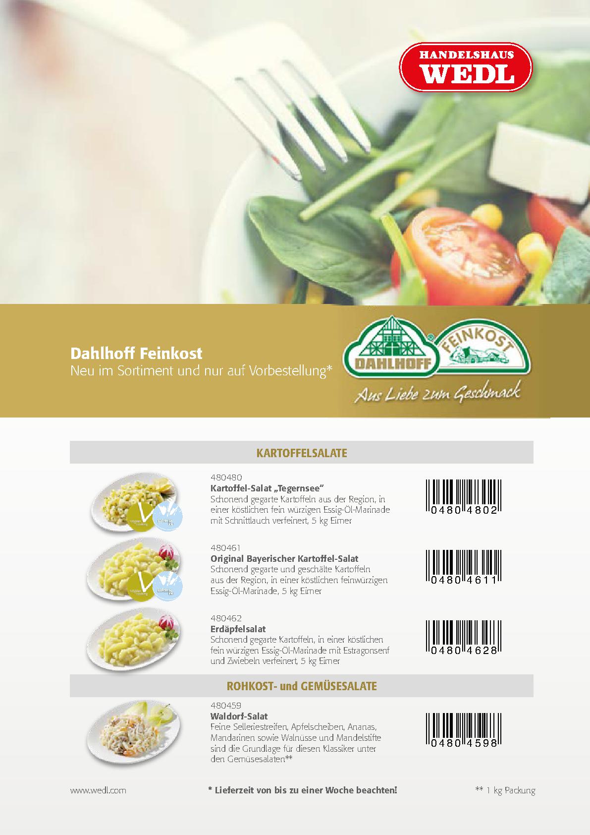 Wedl Sortimentskataloge